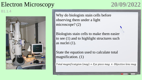B1.1.4 Electron Microscopy | Teaching Resources