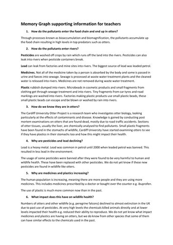 Otter themed literacy and numeracy plenary | Teaching Resources