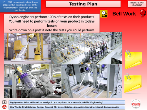 Btec Level 3 Engineering Unit 5 Specialist Project Teaching Resources 
