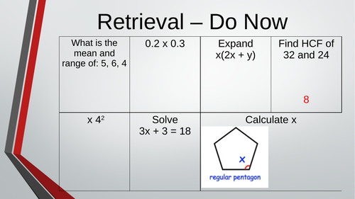 Edexcel GCSE Foundation Unit 7 - Averages & Range | Teaching Resources