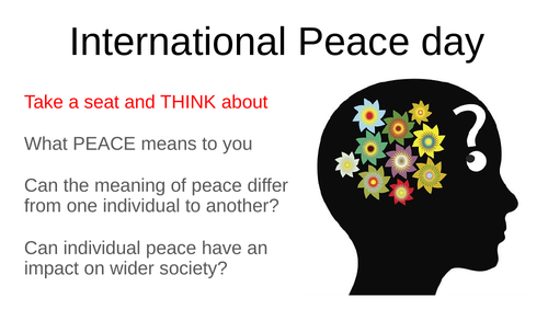 International Peace Day | Teaching Resources
