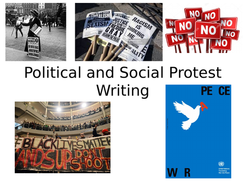 Unseen Political & Social Protest Unit of Work | Teaching Resources