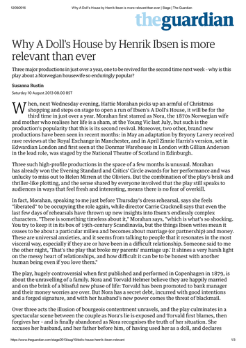 A Doll's House Full Unit of Work (AQA Lit B: Political & Social Protest ...