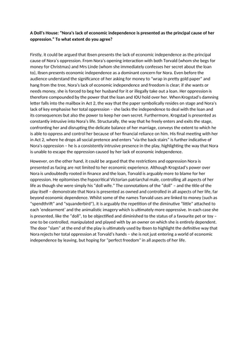 AQA Lit B Political & Social Protest: Section C | Teaching Resources