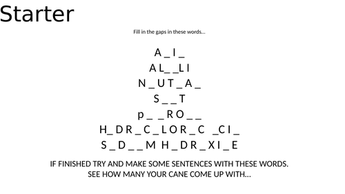 KS3 Year 7 - Acids and Alkalis: Making Salt Crystals | Teaching Resources