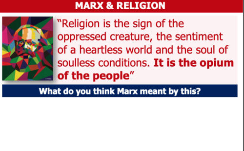 The Marxist Perspective of Religion | Teaching Resources