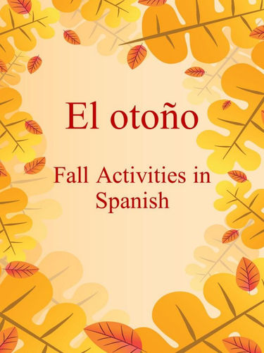 El otoño - Fall Activities in Spanish | Teaching Resources