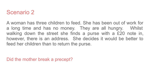 5 Precepts Buddhism | Teaching Resources