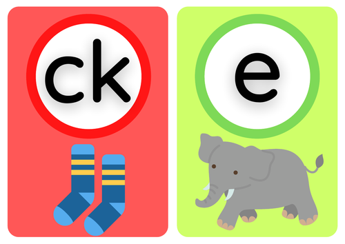 *Phonics Bundle* All Phase 2 Sound and Blending Flashcards Pack ...