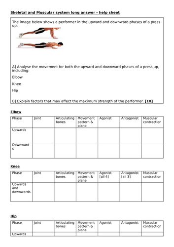 OCR A Level PE - Anatomy and Physiology Year 1 Bundle | Teaching Resources