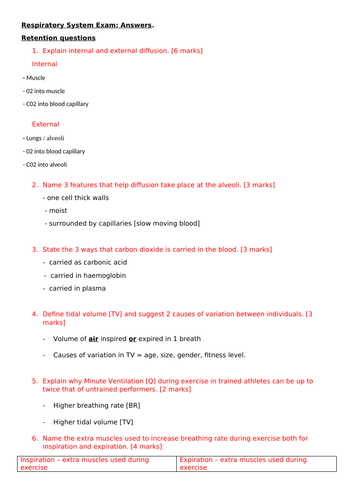 OCR A Level PE - Anatomy and Physiology Year 1 Bundle | Teaching Resources