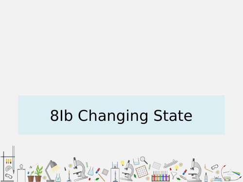 8Ib Changing State - Lesson 2 of 8I Fluids (Exploring Science) | Teaching Resources