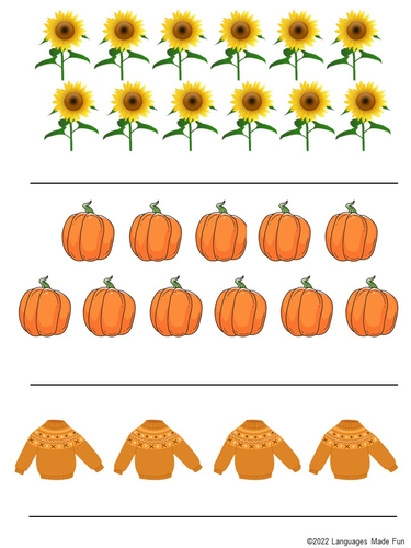 French Fall Worksheets - L'automne | Teaching Resources