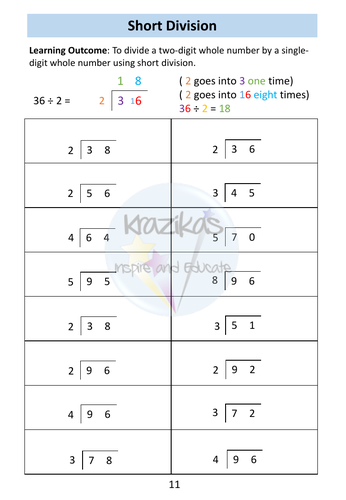 Functional Skills Maths - Entry Level 2 - Division | Teaching Resources
