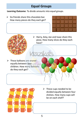Functional Skills Maths - Entry Level 2 - Division | Teaching Resources