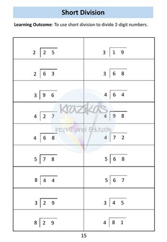 Functional Skills Maths - Entry Level 2 - Division | Teaching Resources