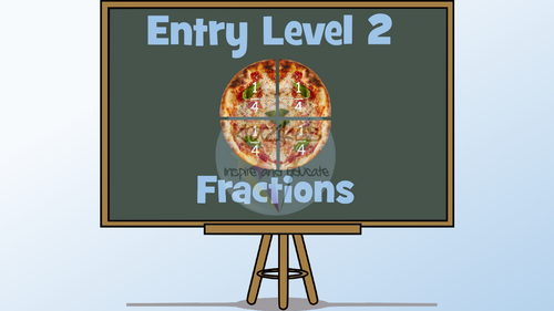Functional Skills Maths - Entry Level 2 - Fractions | Teaching Resources
