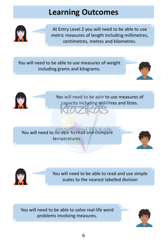 Functional Skills Maths - Entry Level 2 - Measures | Teaching Resources