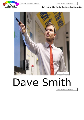 Teacher Portfolio Template - Get your next teaching job! | Teaching ...