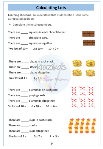 Functional Skills Maths - Entry Level 2 - Multiplication | Teaching ...