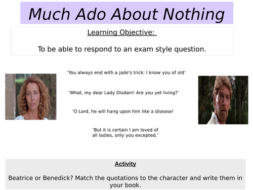 Much Ado About Nothing full set of lessons and resources for a term ...