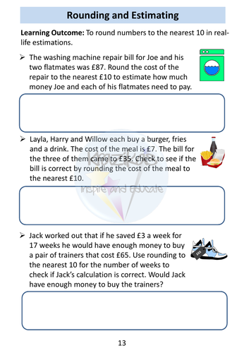 Rounding to Ten - Functional Skills Maths - Entry Level 2 | Teaching ...