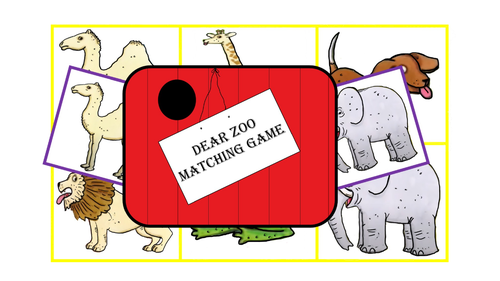 Dear Zoo Matching Game | Teaching Resources