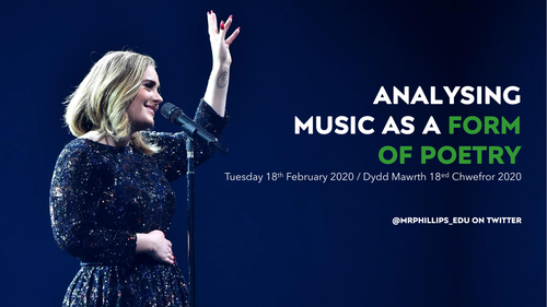 Analysing music as a form of poetry | Teaching Resources