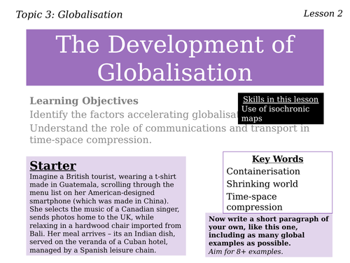 2 – The Development of Globalisation (Globalisation, Edexcel, A level ...