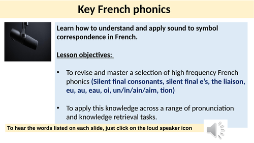 French phonics -Improve your speaking skills | Teaching Resources