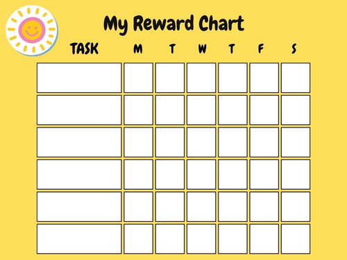 Daily Rewards Chart - Sticker Chart | Teaching Resources