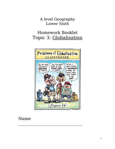 Globalisation Resources Pack (Edexcel, A level) | Teaching Resources