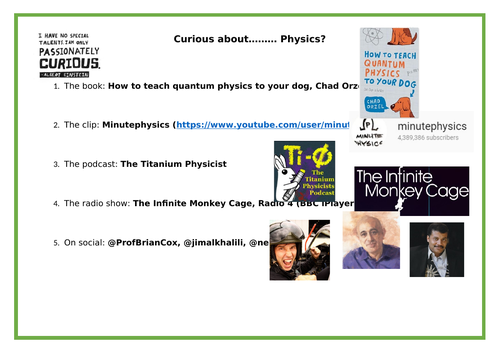 Cultural capital - Alevel Physics | Teaching Resources