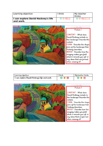 David Hockney Art Unit KS2 | Teaching Resources