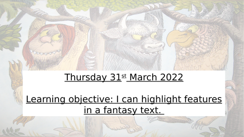 Where the wild things are unit of work | Teaching Resources