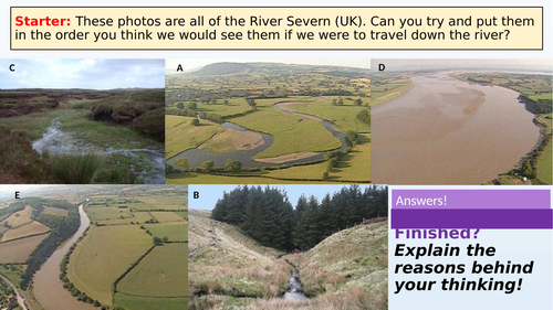 Geography KS3: River processes, river landscapes and flooding in the UK ...