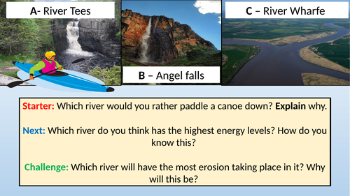 Geography KS3: River processes, river landscapes and flooding in the UK ...