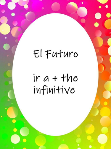 Ir a + the Infinitive - Future Tense in Spanish | Teaching Resources