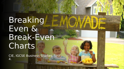 IGCSE Business Studies – Operations Management - 7 Break Even Point ...