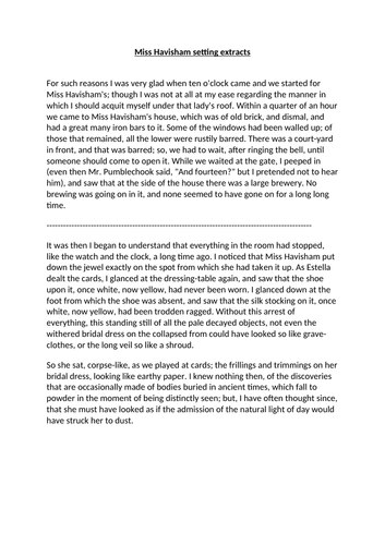 Miss Havisham- Great Expectations | Teaching Resources