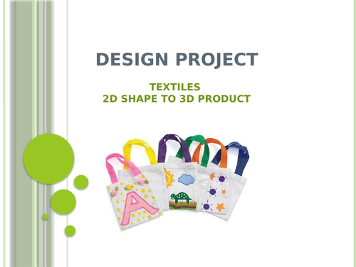 Design and Technology year 4 Textiles Project | Teaching Resources
