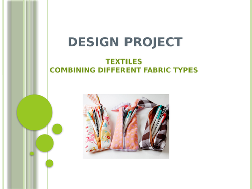 Design and Technology textiles project year 5 | Teaching Resources