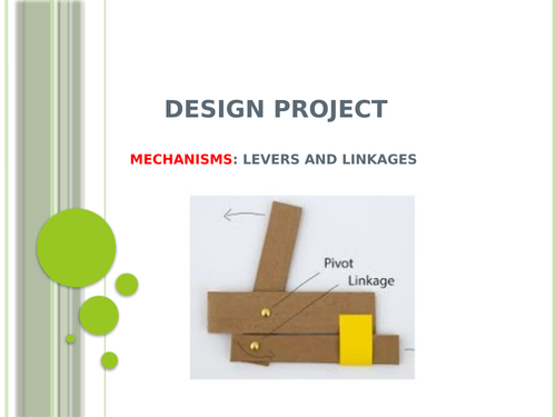 Design and Technology Levers and Linkages year 3 | Teaching Resources
