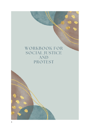 WORK BOOKLET FOR SOCIAL JUSTICE AND PROTEST THROUGH SONG, FILM AND ...