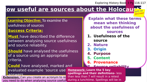 History Holocaust 10 Full Lessons | Teaching Resources