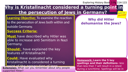 History Holocaust 10 Full Lessons | Teaching Resources