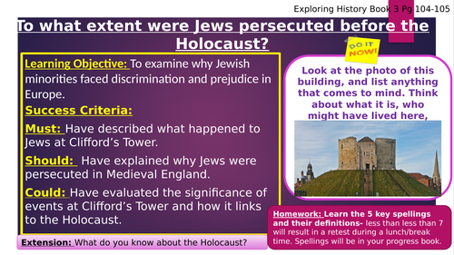 History Holocaust 10 Full Lessons | Teaching Resources