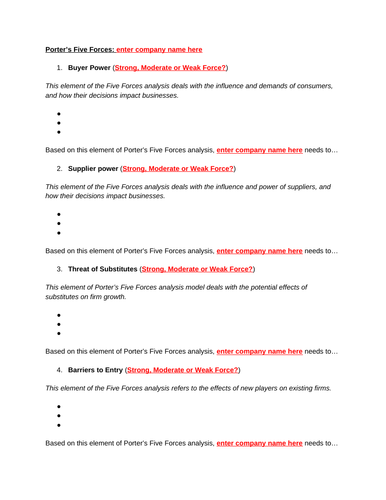 Business strategy: SWOT, PEST, Porter's, Ansoff + more (A-level ...