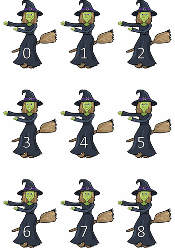 Halloween counting matching activity | Teaching Resources