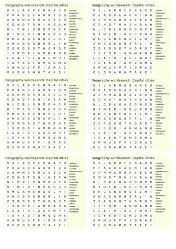 15 Geography word searches KS3 + GCSE. Starter + extension tasks ...